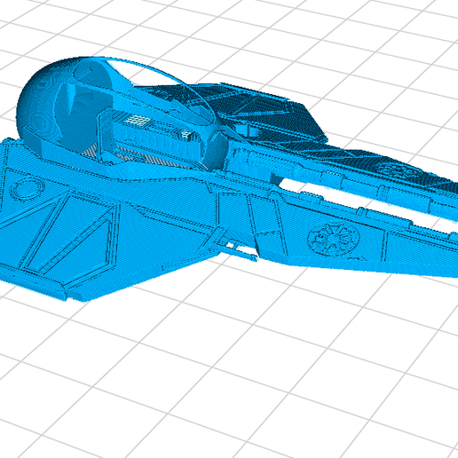 Download 3D printer files star wars jedi interceptor ・ Cults