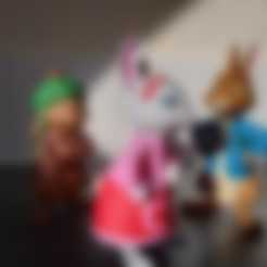 Download STL file Lily Bobtail | Peter Rabbit Fan Art • 3D printing ...