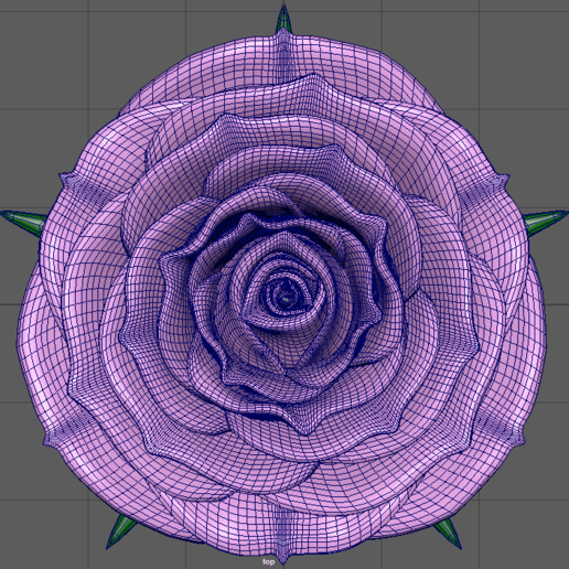Download 3D printer designs Adam's 3D Printable Rose © ・ Cults
