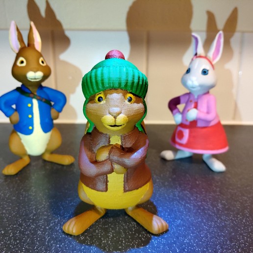 Download 3D print files Benjamin Bunny | Peter Rabbit Fan Art ・ Cults