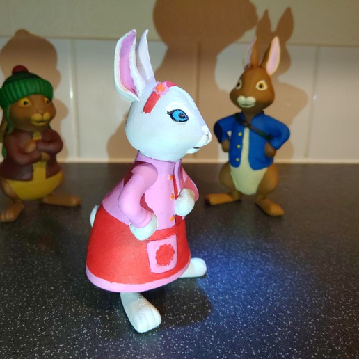 Download STL file Lily Bobtail | Peter Rabbit Fan Art • 3D printing ...