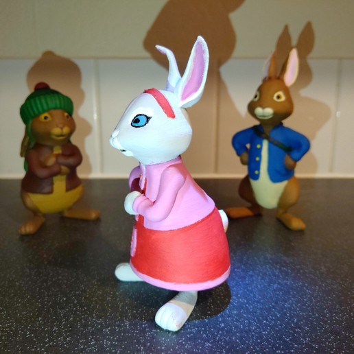 Download STL file Lily Bobtail | Peter Rabbit Fan Art • 3D printing ...