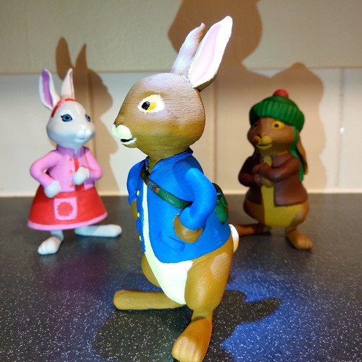 Download STL file Peter Rabbit | Peter Rabbit Fan Art • Model to 3D ...