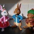 Download 3D printer designs Peter Rabbit With Benjamin Bunny & Lily ...