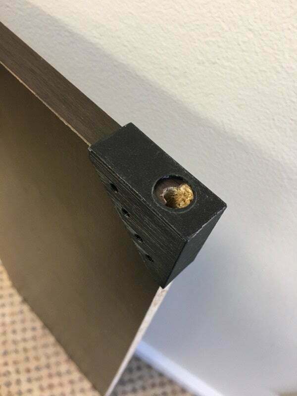 Free STL file Cabinet door corner bracket・3D print object to download・Cults