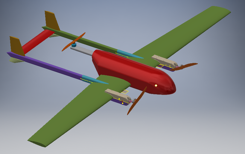 STL file Dron VTOL (vertical take-off) 🔧・3D printing template to ...