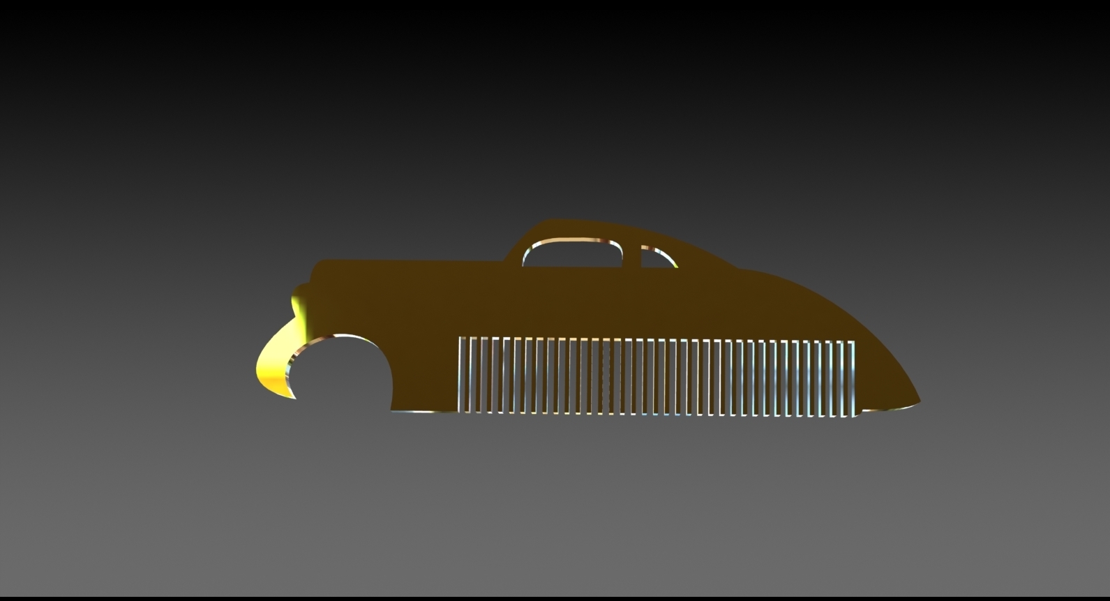 STL file Comb-car・3D print model to download・Cults