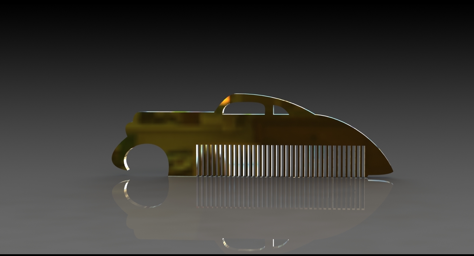 STL file Comb-car・3D print model to download・Cults