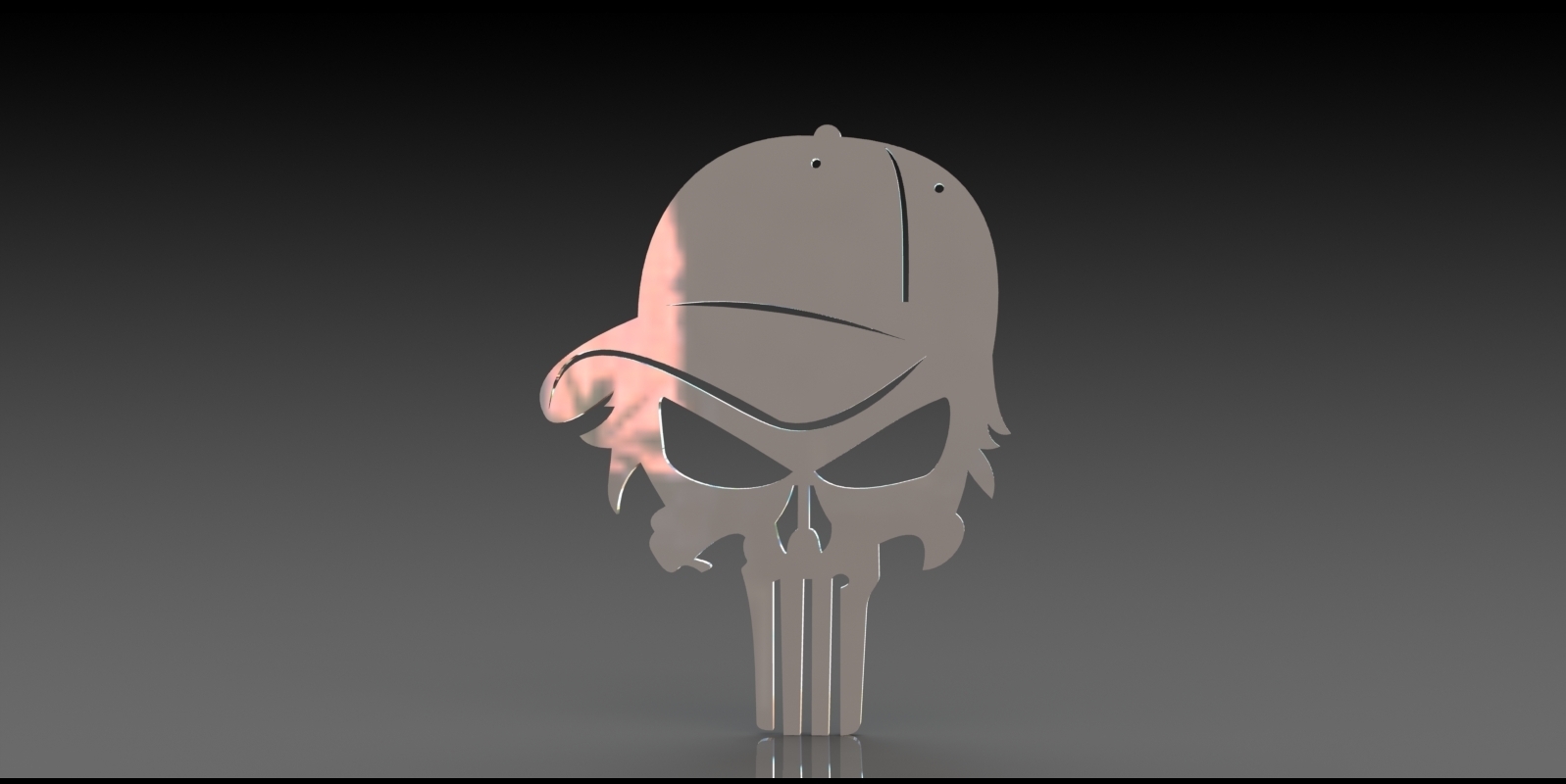 STL file Punisher decal・3D printer model to download・Cults