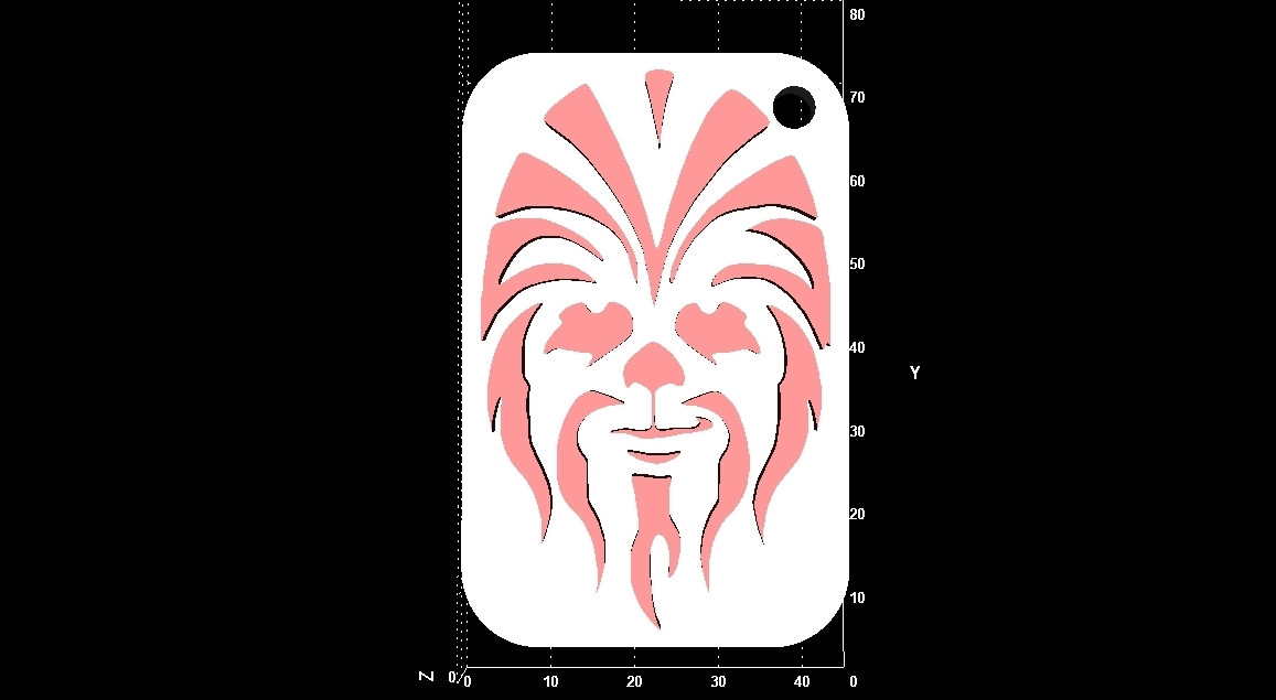 STL file Chewbacca keyhanger 👽・3D printer model to download・Cults