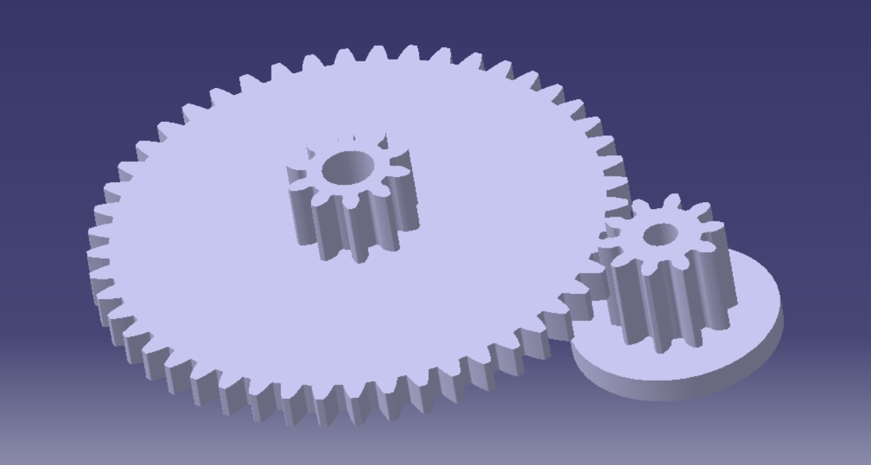 STL file Small gear assambly・3D printing template to download・Cults