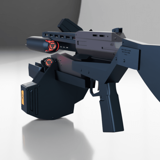Download STL file Overwatch Standard Issue Pulse Rifle • 3D printing ...