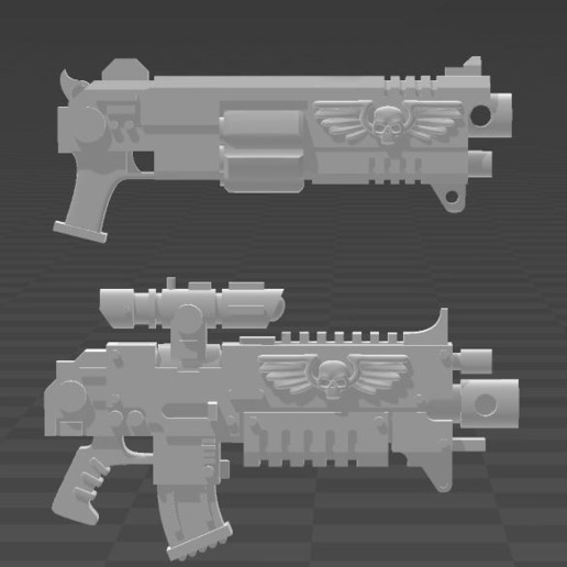 Download free STL file Revolving Bolt rifle • 3D printer template ・ Cults