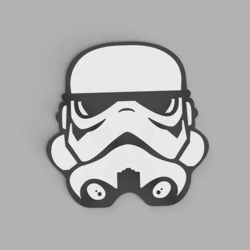 Download free STL file Stormtrooper Badge • 3D printer template ・ Cults