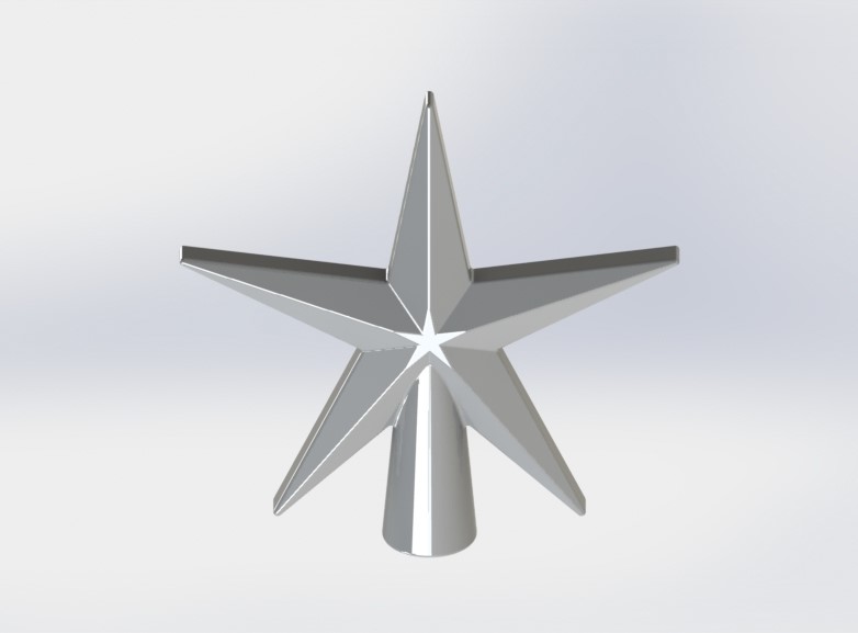 STL file Christmas Star 🎄・3D printing template to download・Cults