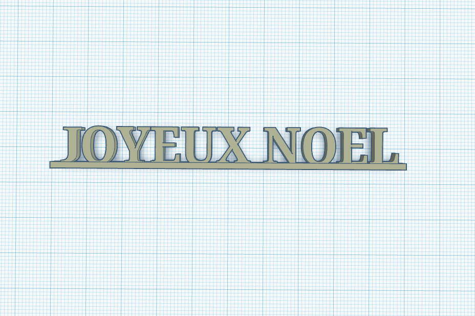 Fichier STL gratuit Joyeux Noël texte・Objet pour imprimante 3D à ...