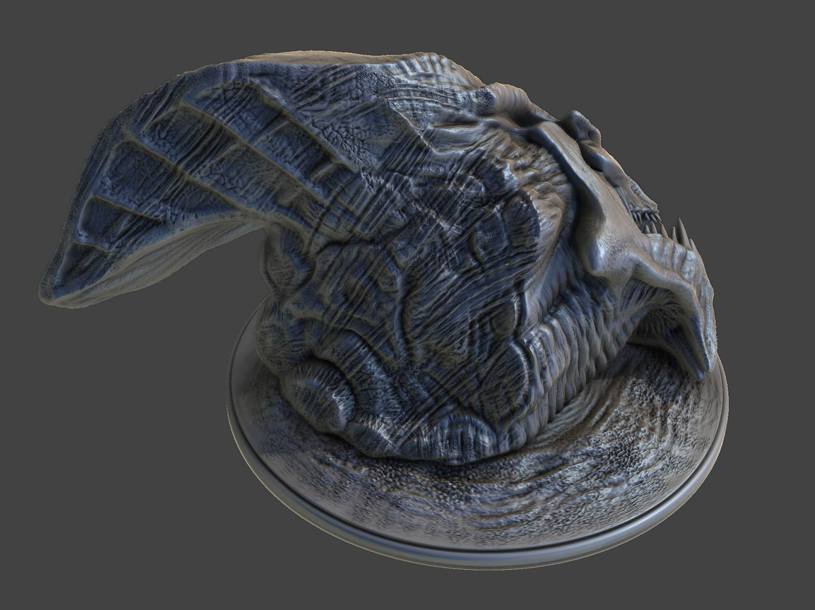 3D file Monster Head cut・3D printable model to download・Cults