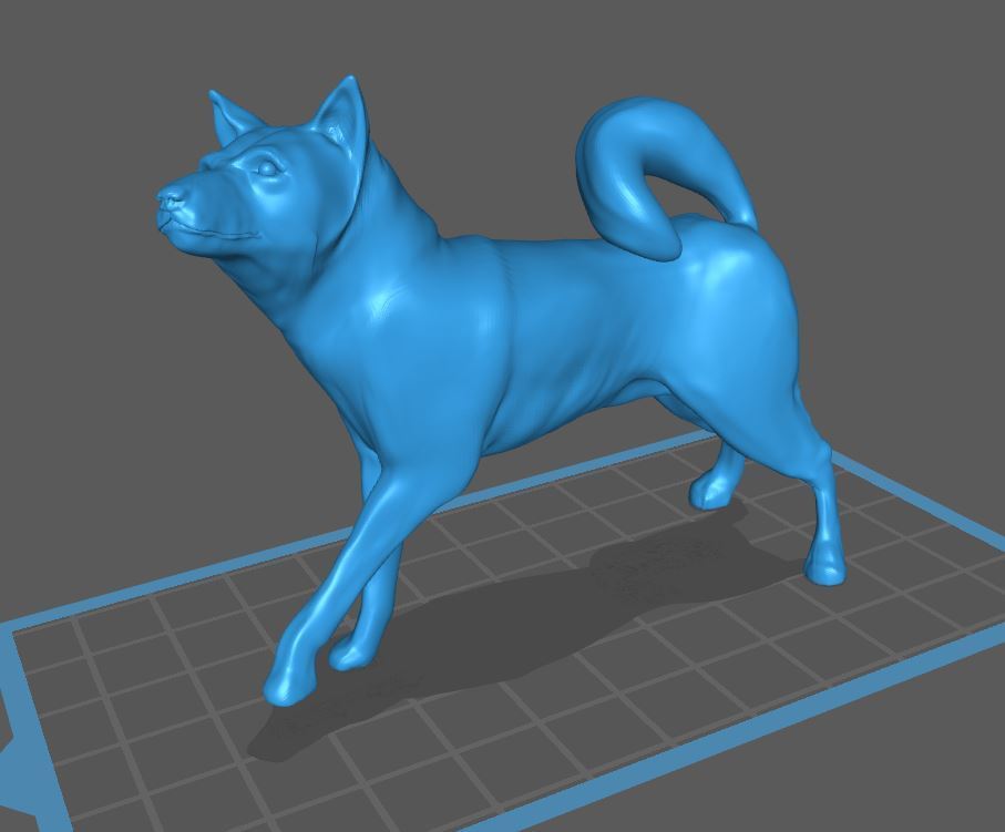Free OBJ file Dog Shiba Inu・3D printing model to download・Cults