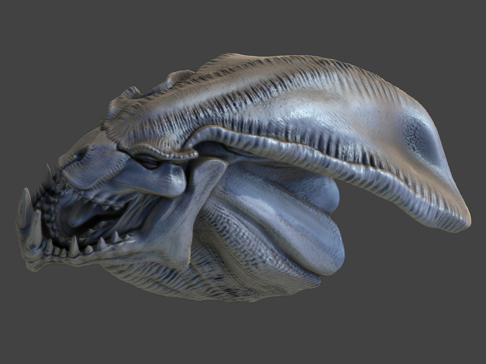 3D file Monster Head cut・3D printable model to download・Cults