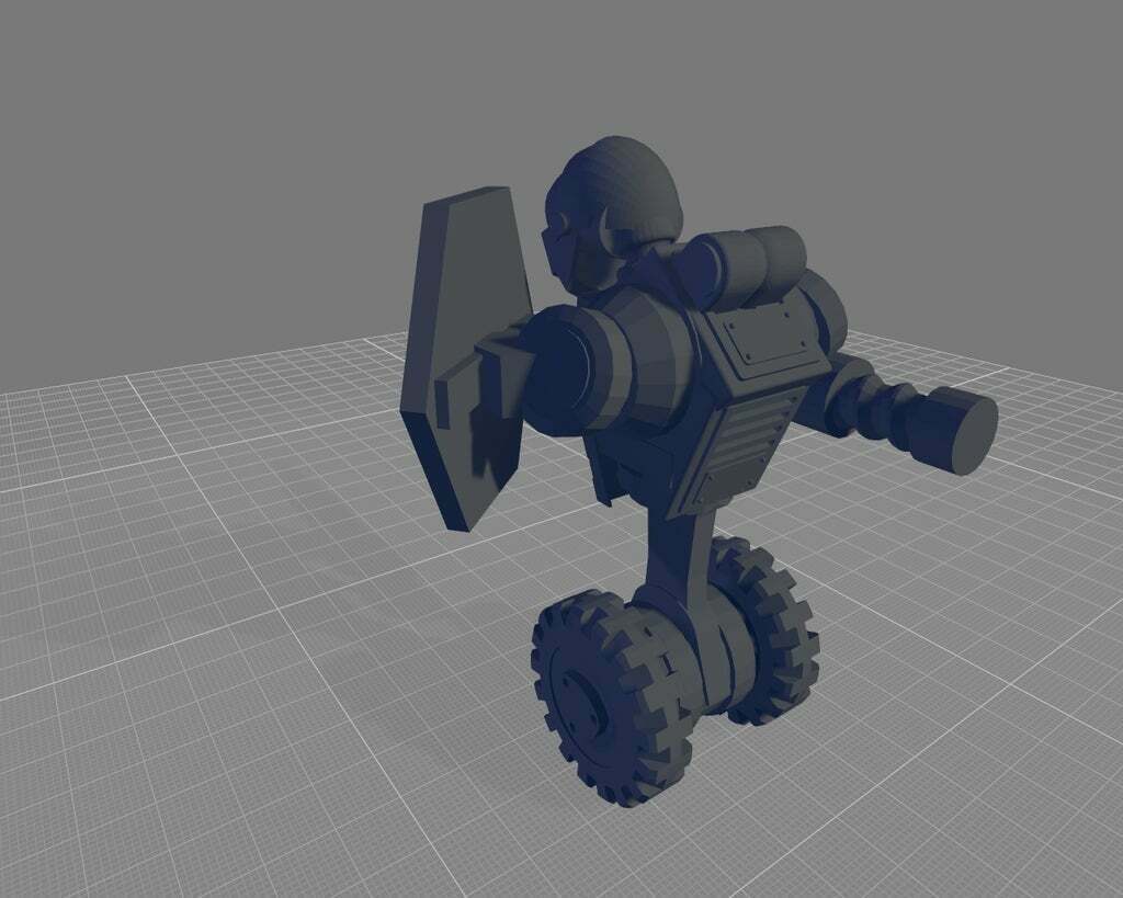 Free STL file Segway (Robot junk knight)・3D printing template to ...
