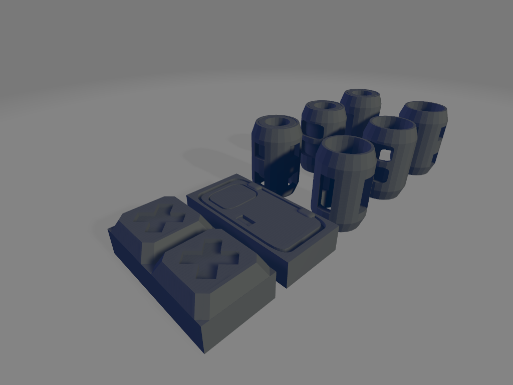 Free STL file Mecha parts for MF0 (Mobile Frame 0)・Template to download ...