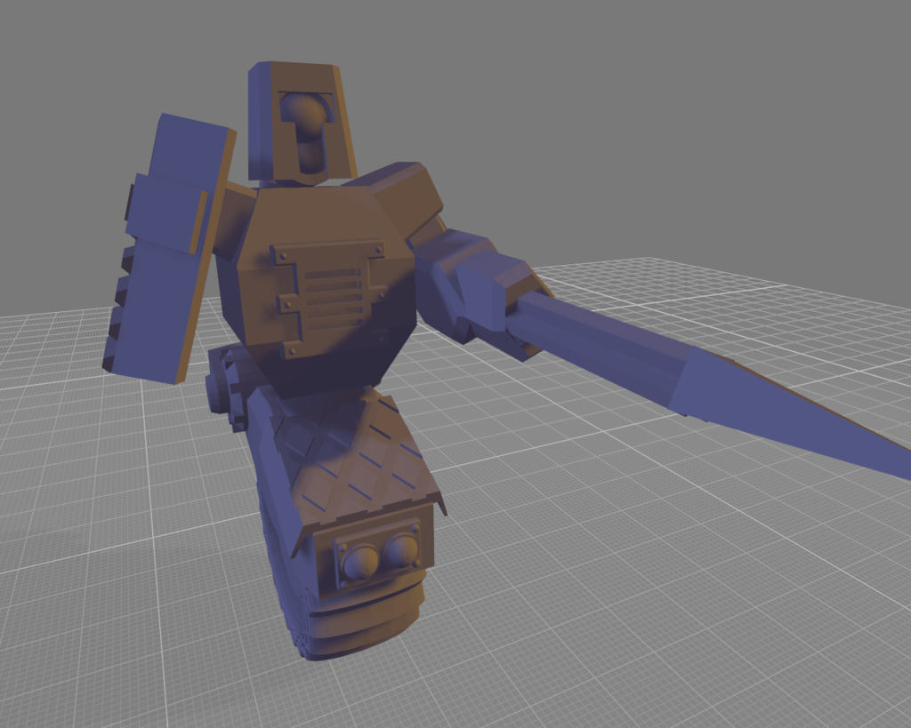 Free STL file Mono(Robot Junk Knight)・3D printing model to download・Cults