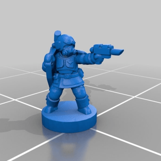 Download free STL file 6mm Empire Star Army, Acadian Infantry • 3D ...