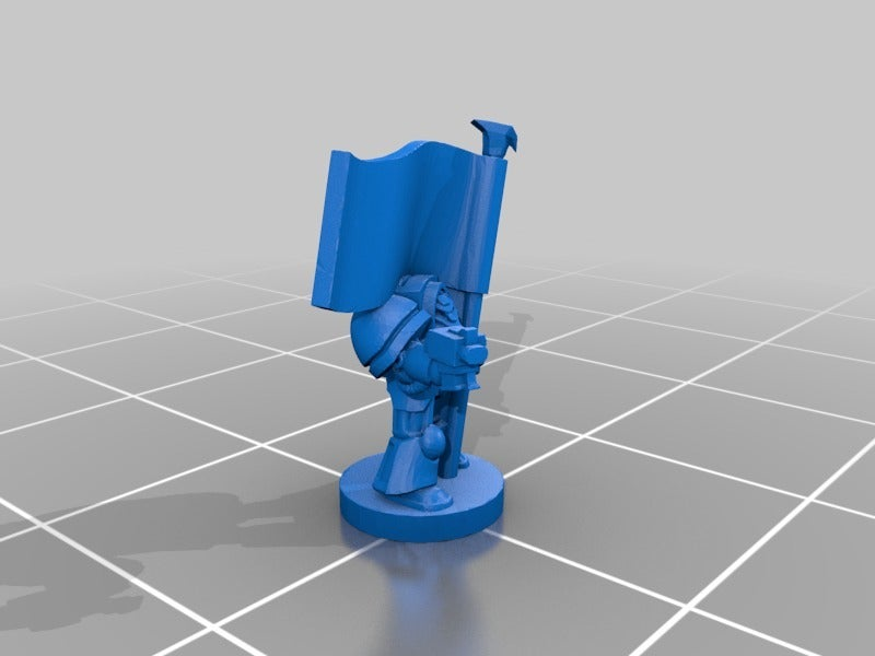 Free STL file 6mm Cosmo Knight, Heavy Breacher Infantry ⚔・3D printable ...