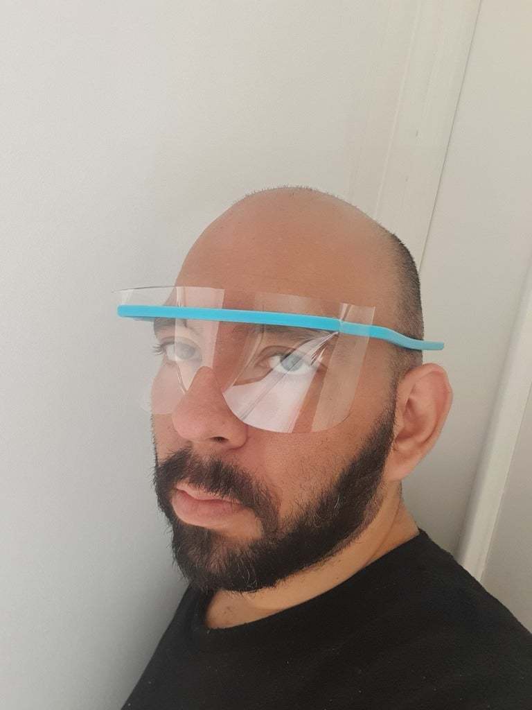 Free STL file protective visor glasses gafas visor de proteccion 👓・3D ...