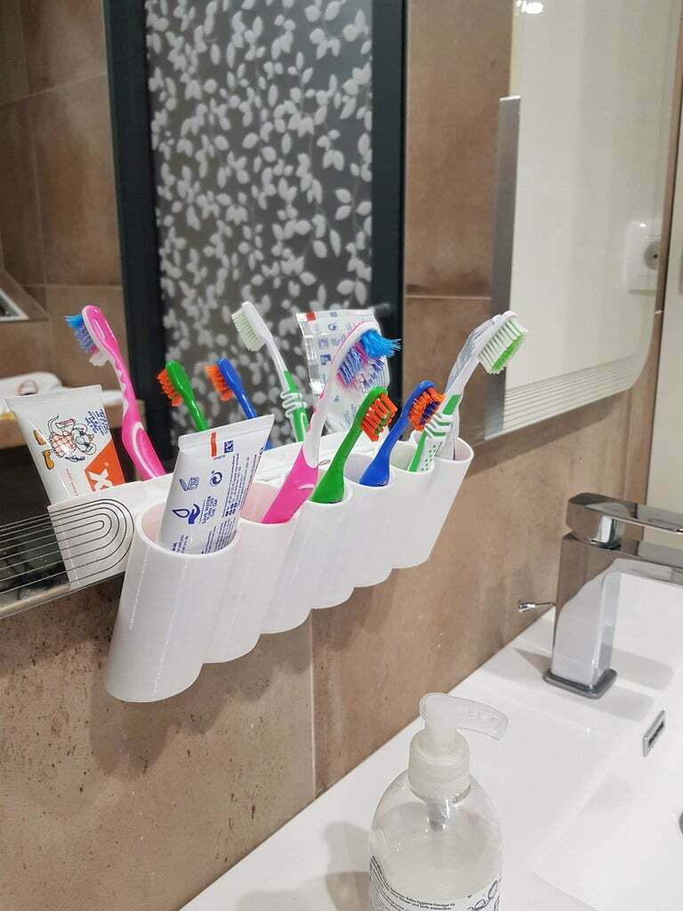 Free STL file Toothbrush holder・3D printing template to download・Cults