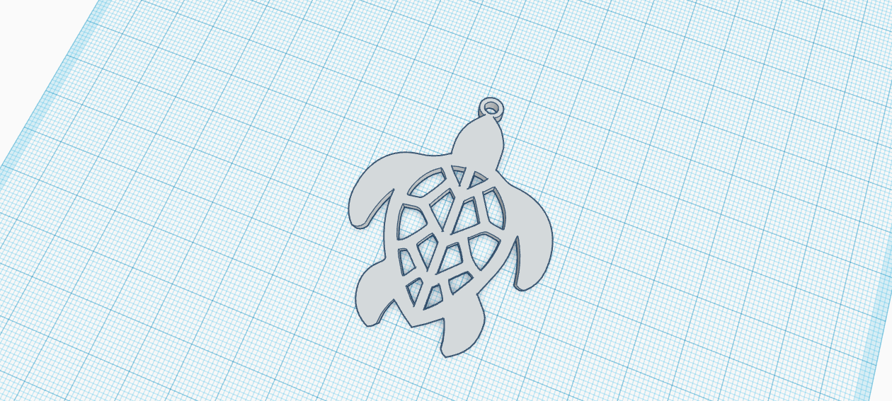 Stl File Turtle Keychain・3d Print Design To Download・cults