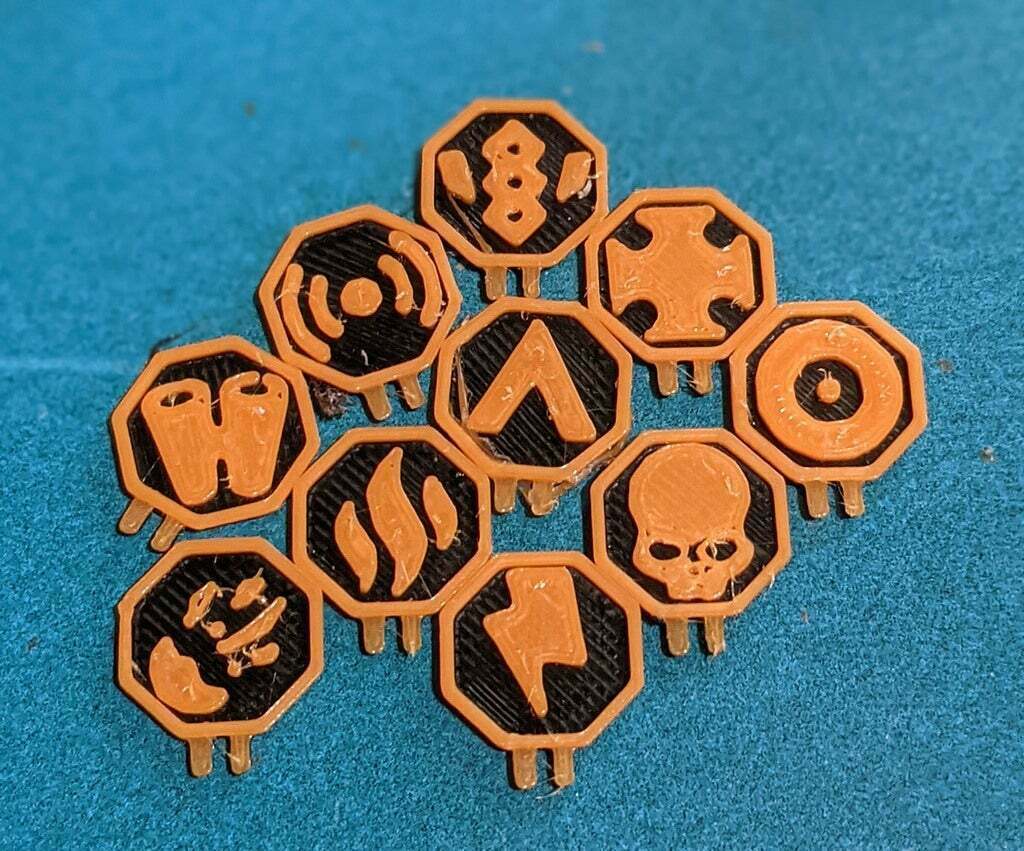 Free STL file Warhammer 40k Kill Team Specialist Token Base Icons ...