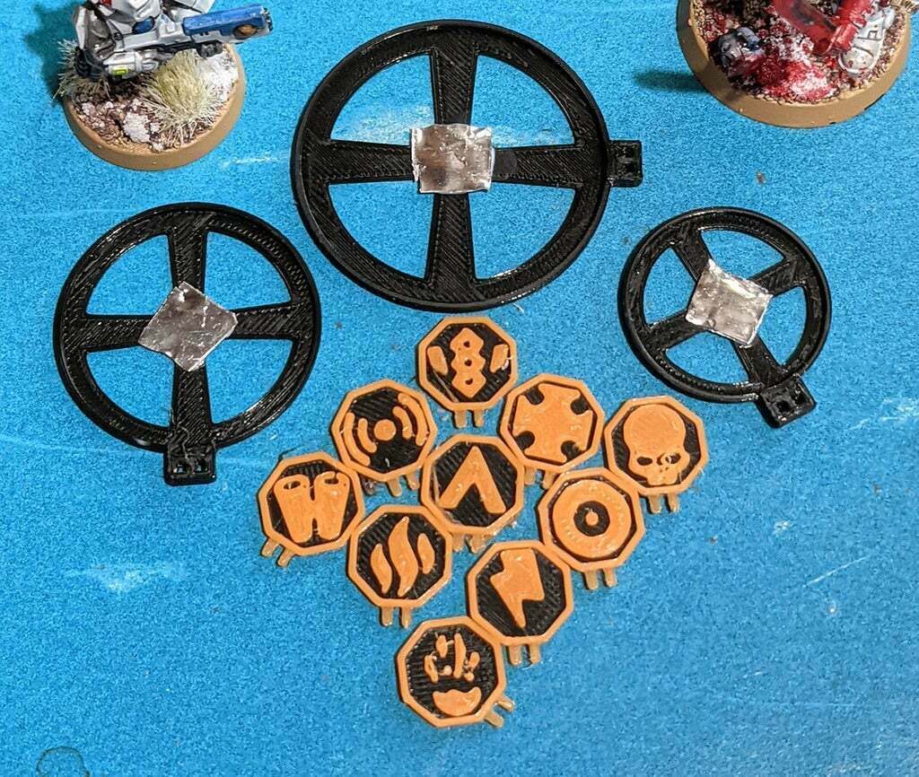 Free STL file Warhammer 40k Kill Team Specialist Token Base Icons ...