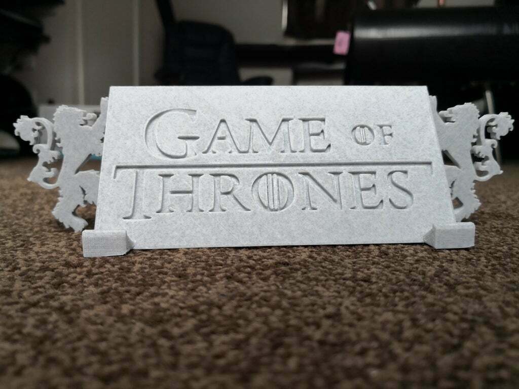 STL-Datei GoT Phone Stand kostenlos・3D-Druck-Vorlage zum herunterladen ...