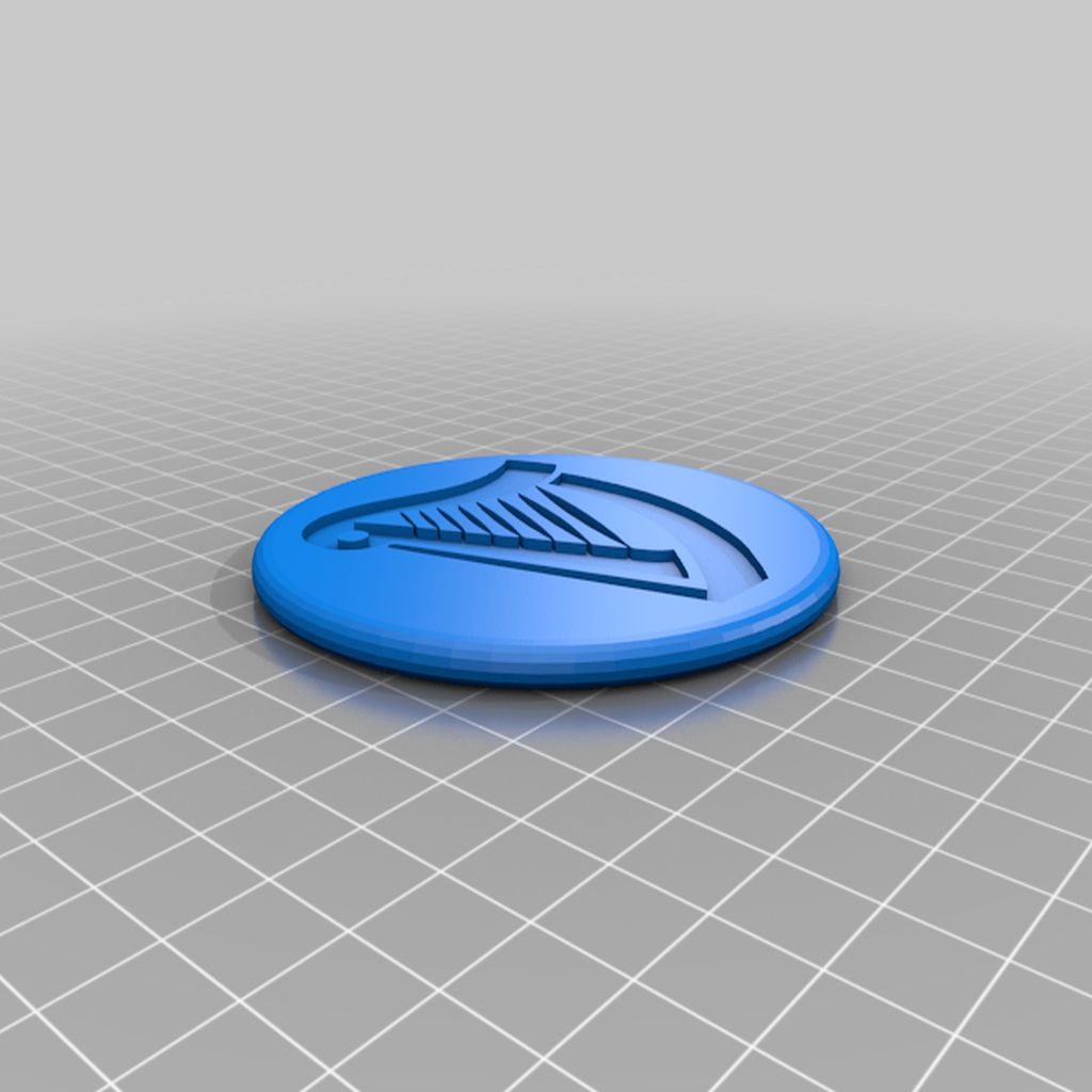 Free STL file Guinness Coaster 🍺・3D printer design to download・Cults