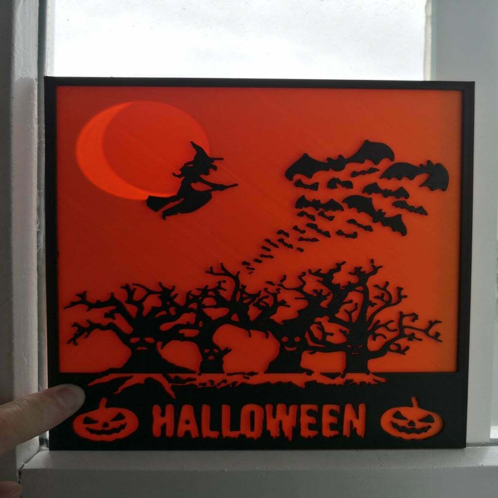 Free STL file Halloween Window Panes・Template to download and 3D print ...