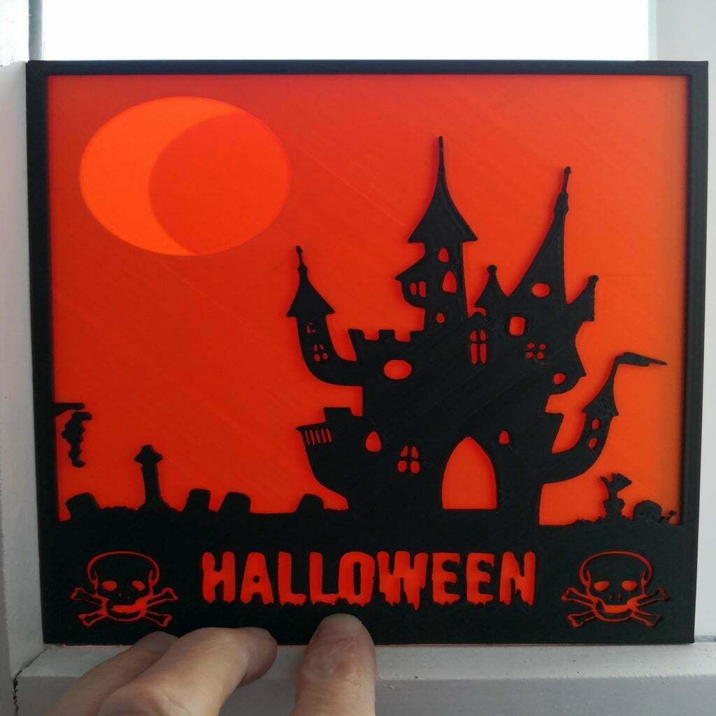 Free STL file Halloween Window Panes・Template to download and 3D print ...