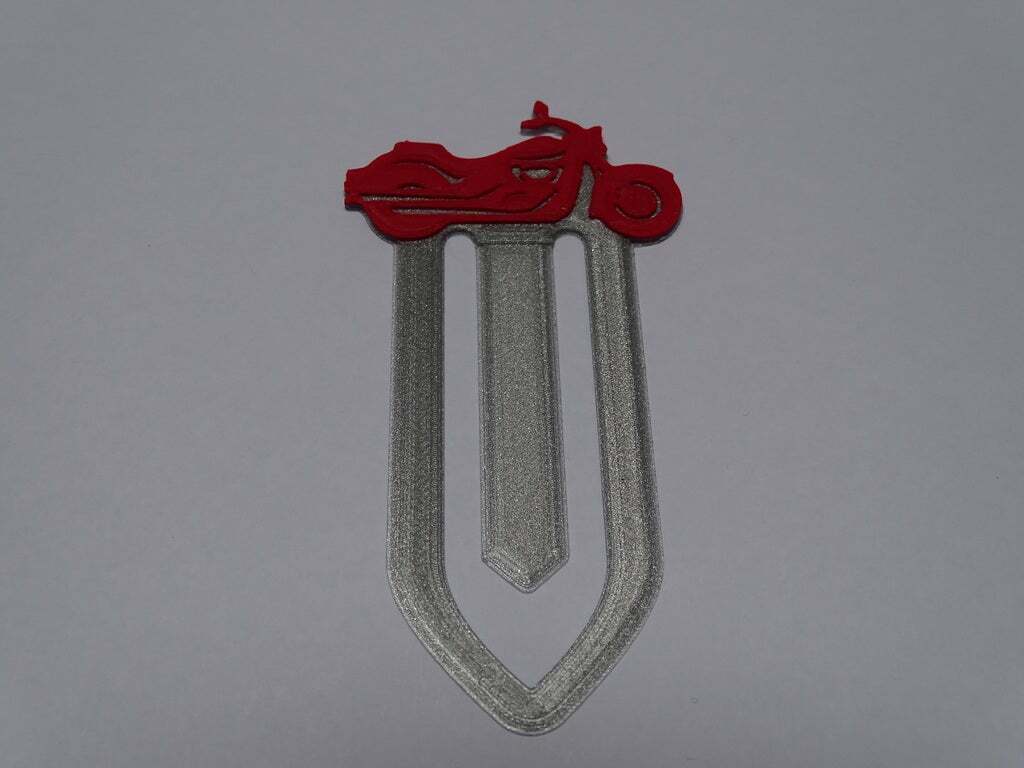 Free STL file Motorbike Bookmark 🔖・3D printable model to download・Cults
