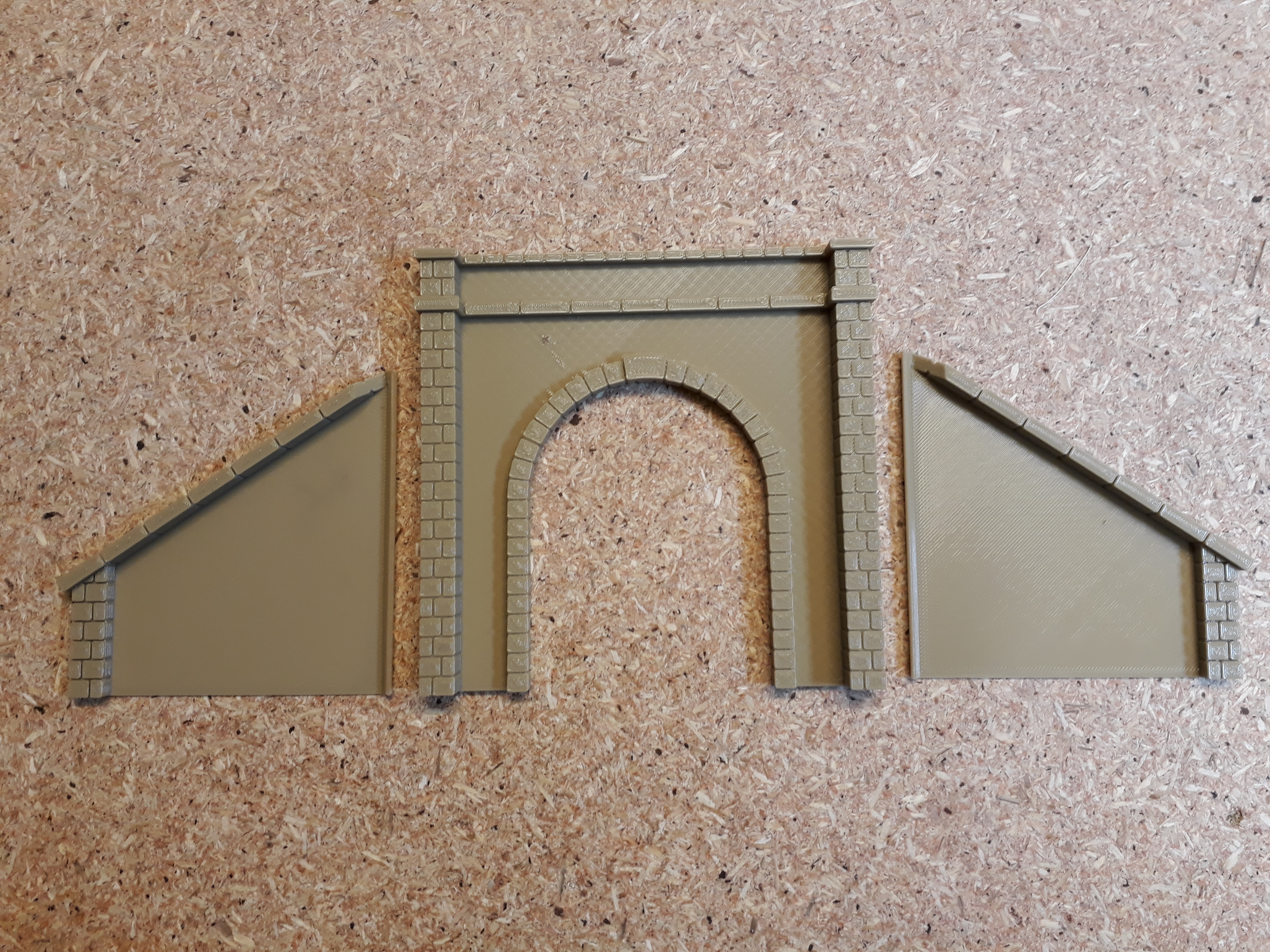 Free STL file Tunnel entrance HO・3D printing model to download・Cults