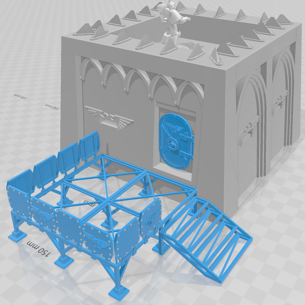Free STL file Pre-Fab Bunker 3 - WH40k・3D printable object to download ...