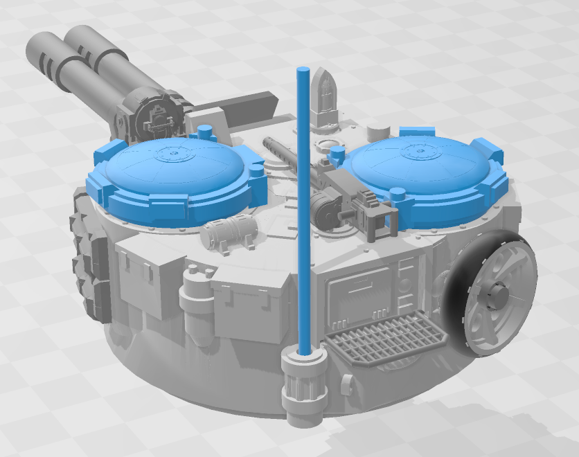 Free 3D file Rogal Dorn Tank like turret - WH40k 🪖・3D printing template ...