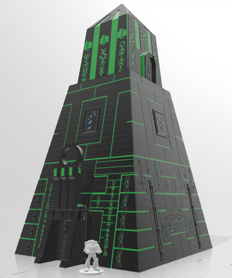 Free STL file DIY - Necron Ziggurat (Large) - WH40k 🎲・3D printer design ...