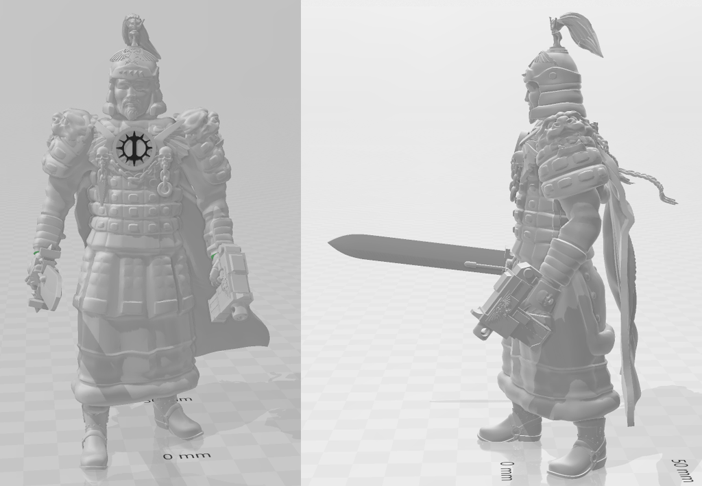 Free STL file Teron Hura-Gan statues - WH40k・3D printable design to ...