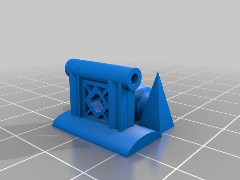 Free STL file Gothic Lamp for buildings or Model Railroad Lamp ...