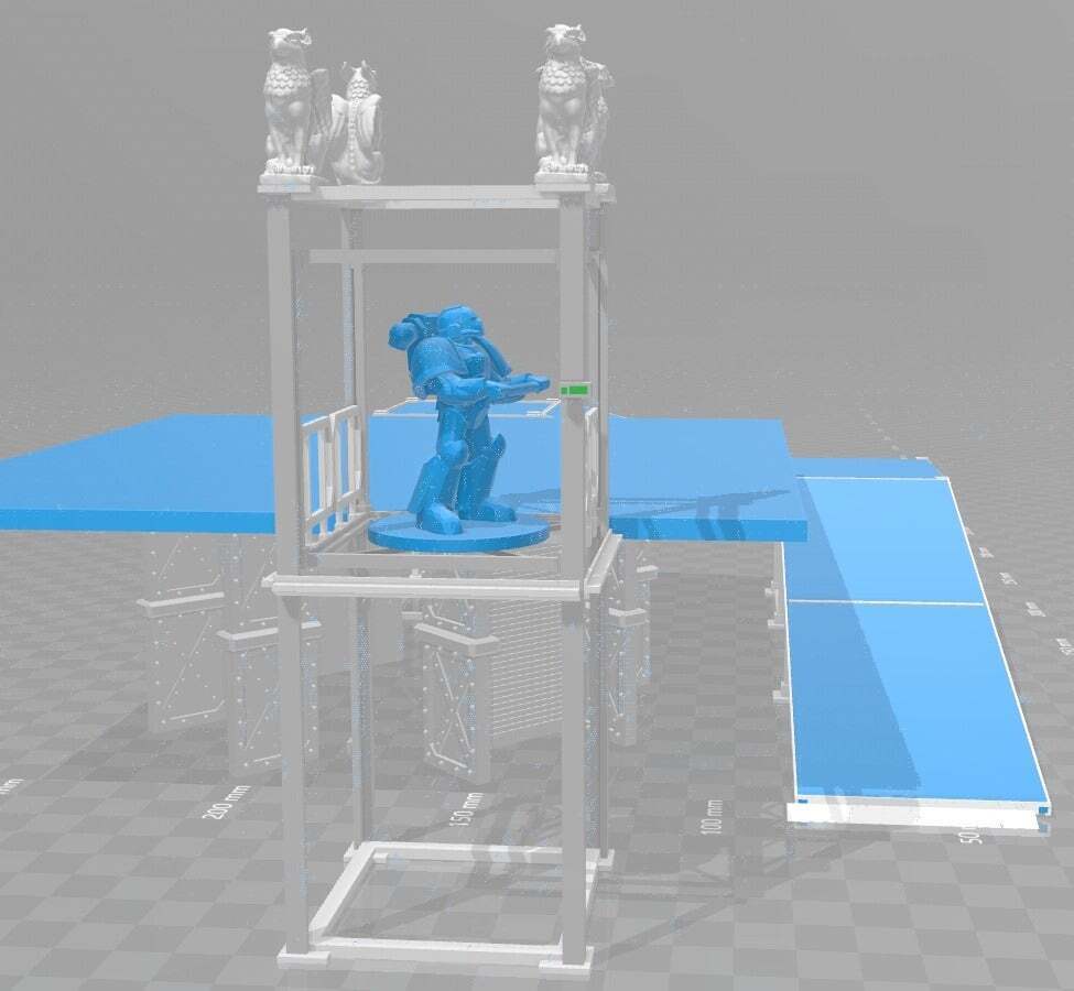 Бесплатный STL файл Simple Elevator (lift) - WH40k 🛗・Модель 3D-принтера ...