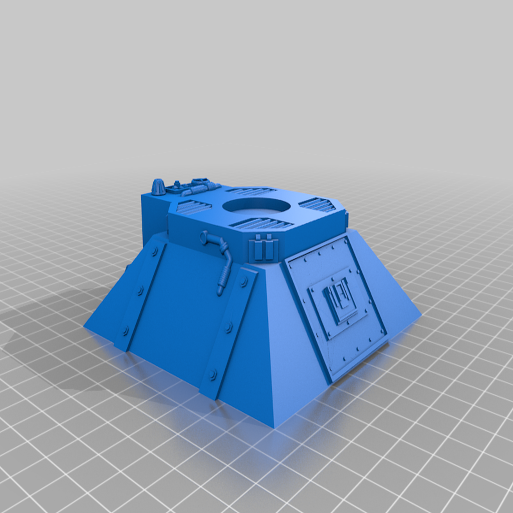 Free STL file Pre-Fab Defense Turret base - WH40k 🎲・3D printer model to ...