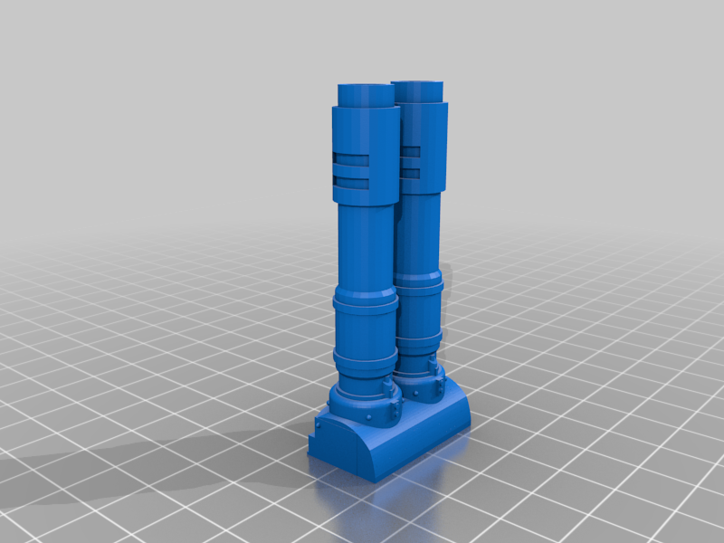 Free STL file Macharius turret - WH40k・3D print design to download・Cults