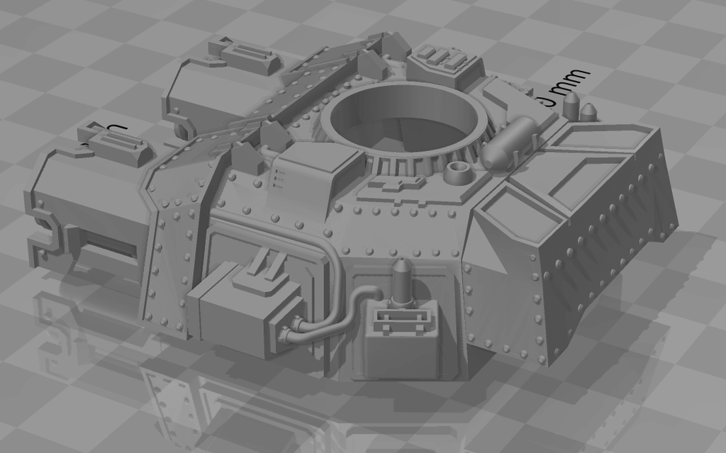 Free STL file Macharius Vulkan turret - WH40k・3D print object to ...
