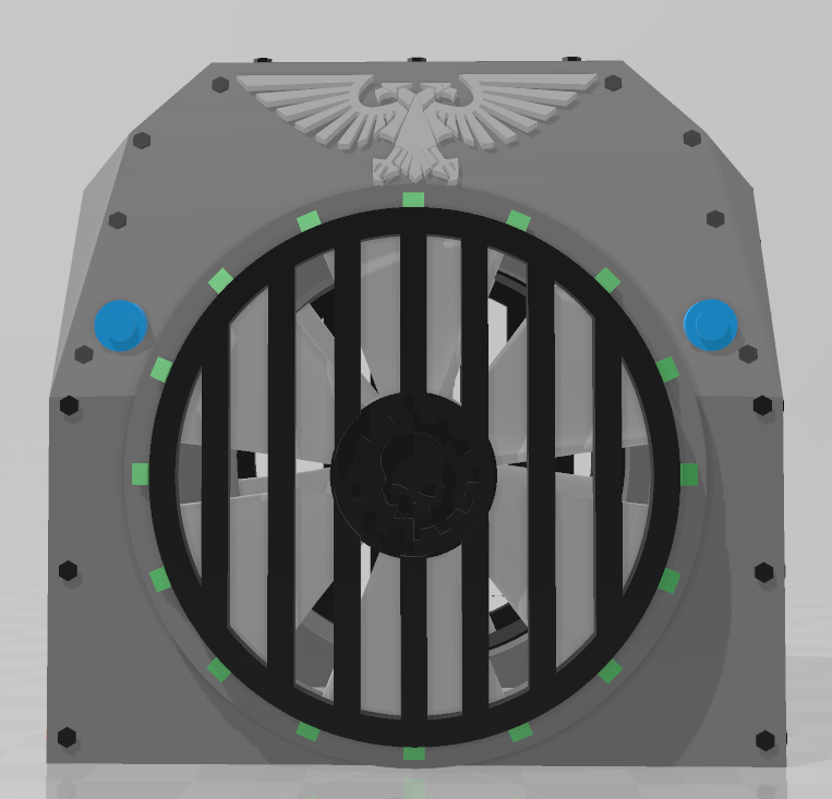 Free STL file Industrial Fans - Scatter Terrain - WH40k・Template to ...