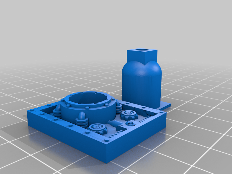 Free STL file Plasma Energy Pod / Chamber - WH40k・Model to download and ...